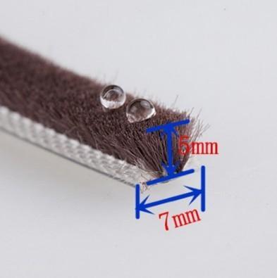 China adhesive mohair strip anti dust strip window and door brush strip for sale