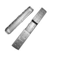 China Glass Fittings Spacer Bar Pin Fittings Direct Plugin and Corner Aluminum Corner Joint Corner Shape Plastic for sale