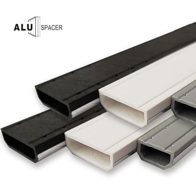 China Swiggle fiberglass warm edge spacer for double glass for sale