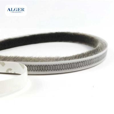China ABM Various Types Aluminum Sliding Window Weather Strip Wool Pile Seal Strip for Glass Door for sale