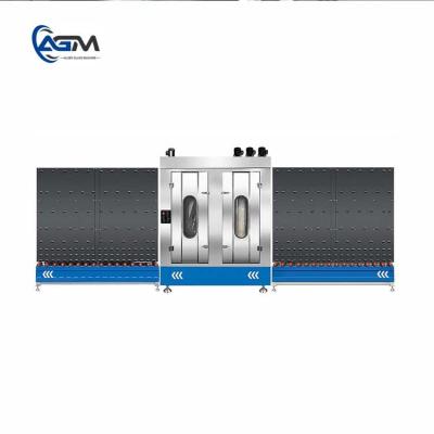 China Vertical automatic glass washing and drying machinery insulated glass equipment glass cleaning machine for sale