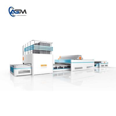 China AGM Automatic horizontal insulating glass spacer production line for sale
