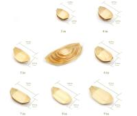 China Party Occasion Compostable Wooden Boat Sushi Packaging Container Poplar Wood Material for sale