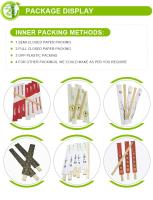 China Custom Logo Carbonized Bamboo Chopsticks Length 20.5cm/23cm Eco-Friendly Material for sale
