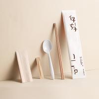 China Free Design Eco-Friendly Disposable Cutlery Packaging with Fork and Spoon Chopsticks for sale