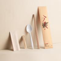 China Free Design Eco-Friendly Disposable Cutlery Packaging with Fork and Spoon Chopsticks for sale