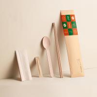 China Free Design Eco-Friendly Disposable Cutlery Packaging with Fork and Spoon Chopsticks for sale