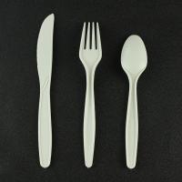 China Disposable biodegradable cornstarch flatware cutlery for sustainable and green dining for sale