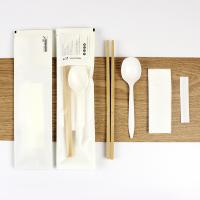 China Free Design Eco-Friendly Disposable Cutlery Packaging with Fork and Spoon Chopsticks for sale