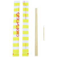 China Reasonable Custom Logo Bamboo Chopsticks for Fast Food Services from Commercial Importe for sale