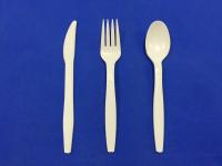 China Superb One-Stop Service Disposable Cutlery Pockets Food Grade Biodegradable PP Spoon Fork Knife for sale