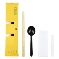 China Packing Material Plastic Bag/Carton Box Disposable Wood Spoon and Chopsticks for Everyday for sale