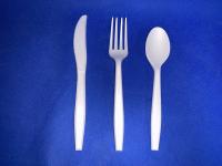 China Fast Food and Takeaway Services Cpla Cutlery Set with Customized Logo 100% Compostable for sale