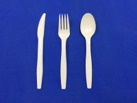 China Superb One-Stop Service Disposable Cutlery Pockets Food Grade Biodegradable PP Spoon Fork Knife for sale