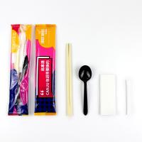 China Production Spoon and Chopstick Set Customize Logo Disposable Korean Tableware Utensil for sale