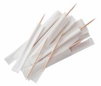 China Natural Bamboo Toothpick with Personalized Logo and Paper Package Size 8.5cm*1.6cm for sale