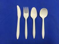 China Compostable Cornstarch Cutlery Set for Sustainable Potluck Dinners and Catered Events for sale