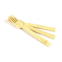 China Party Restaurant Picnic and Home 2023 Eco-Friendly Disposable Bamboo Cutlery Set with Napkin for sale