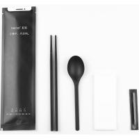 China Disposable Cutlery Set Packs for Fast Food and Takeaway Services Customizable Printing for sale