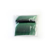China 100pcs/box Heavy Duty Disposable Forks Clear Green Plastic Silverware for Production for sale
