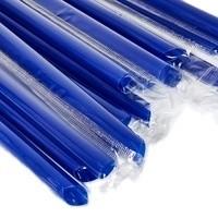 China 0.6g-1.5g PLA Disposable Straws in Klein Blue Eco-Friendly and 100% Compostable for Drinks for sale