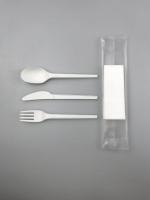 China Disposable Spoon Fork Knife Set Biodegradable Option for Catering and Buffet Service for sale