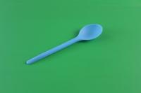 China Supply Food Grade Utensils Disposable Plastic Serving Spoon with Customized Logo for sale