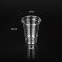 China Eco-Friendly Disposable Cups Clear PLA Cups for Takeout in Restaurants for sale