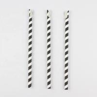 China Customizable Printing Paper Straws for Bubble Tea Food Grade and Wrapped Individually for sale