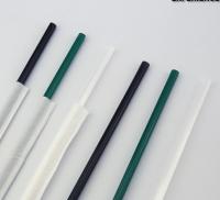 China Bar Accessories Type Drinking Straws 6mm Diameter ECO Friendly Custom Transparent PLA for sale