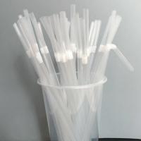 China Bar Accessories Type Drinking Straws 6mm Diameter ECO Friendly Custom Transparent PLA for sale
