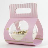 China Everyday Ball Shape Poke Bowl Clear Disposable Food Grade Container Pet Card Cutting Sleeve for sale