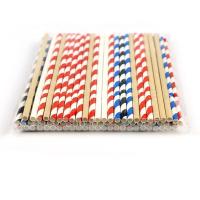 China 12mm 4 plys Paper Straws for Bubble Tea Drinking Customized Logo Customizable Design for sale