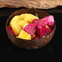 China Eco-Friendly Coconut Bowl and Spoon Set with Personalized Logo Durable Dinnerware Type for sale