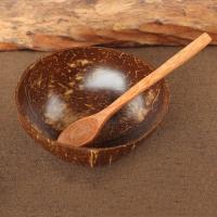 China Eco-Friendly Coconut Bowl and Spoon Set with Personalized Logo Durable Dinnerware Type for sale