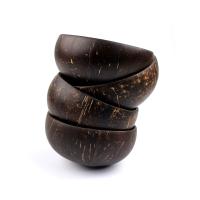 China Height 4.5-6.5cm Reusable and Washable Decorative Bowl Lacquered Organic Coconut Bowls for sale