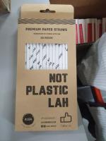 China Food Grade Paper Straws Packaging Custom Box for Bar Accessories Type Drinking Straws for sale