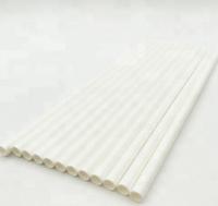 China 6mm Diameter Kraft Paper Sucker Straws for Lollipop Drinking Natural and Biodegradable for sale