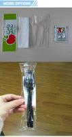 China Airline Disposable Table Utensils in Natural Colourful Flatware with Customized Logo for sale