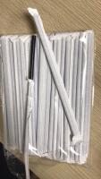 China Everyday Season Biodegradable Paper Straws Single Wrapped with Custom Logo Printing for sale