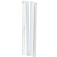China Individual Packed Biodegradable White Paper Straws for Restaurant in Hotpink Color for sale