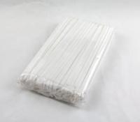 China Individual Packed Biodegradable White Paper Straws for Restaurant in Hotpink Color for sale