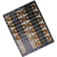China Flexible PCB Board 2 Layer Polyimide ENIG Finish High Flexibility for sale
