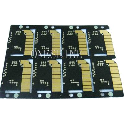 China Black FR4 1MM Double Sided PCB Board 1OZ Copper for sale