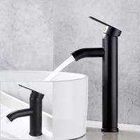 China SUS304 Stainless Steel Vessel Single Handle Basin Mixer Deck Mounted for sale