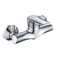 China Wall Mounted Single Handle Brass Bathroom Shower Faucet 1.8GPM 35mm Cartridge for sale