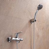 China Wall Mounted Single Handle Brass Bathroom Shower Faucet 1.8GPM 35mm Cartridge for sale