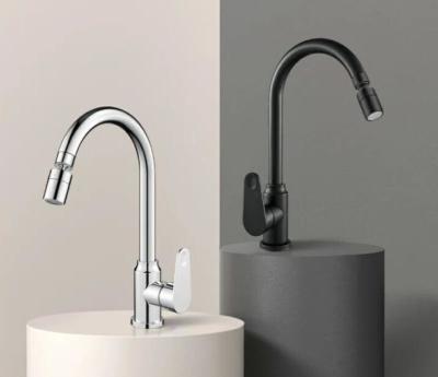 China SUS304 Single Handle Kitchen Faucets Hot And Cold Tap Mixer Chrome for sale