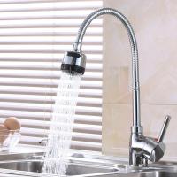 China Chrome Single Handle Kitchen Sink Mixer Flexible Spout Hot Cold Kitchen Tap for sale