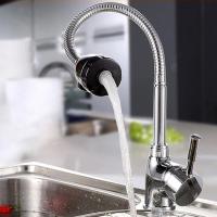 China Chrome Single Handle Kitchen Sink Mixer Flexible Spout Hot Cold Kitchen Tap for sale